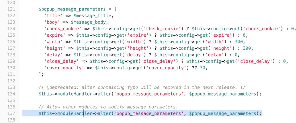 How to add a popup message in Drupal? Module review | Droptica